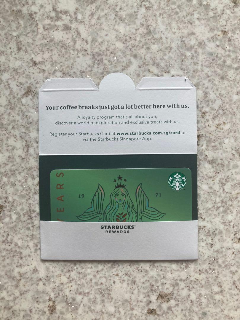Starbucks 50 year limited edition gift card, Hobbies & Toys ...