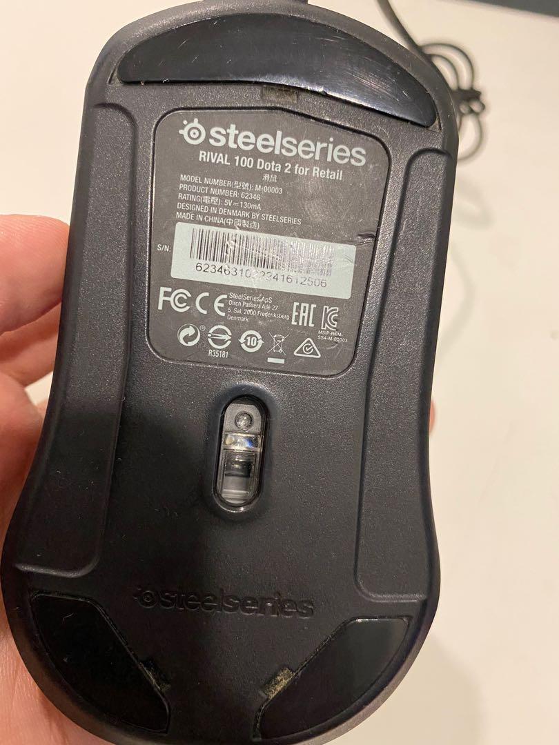 Steel series rival 100 dota 2, Computers & Tech, Parts & Accessories, Computer Parts on Carousell