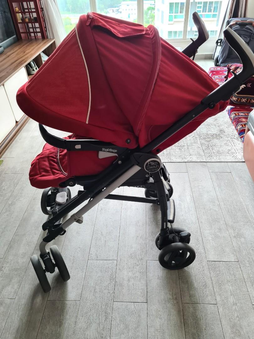 STROLLER Peg-Perègo Pliko Switch Compact, Babies & Kids, Going Out ...