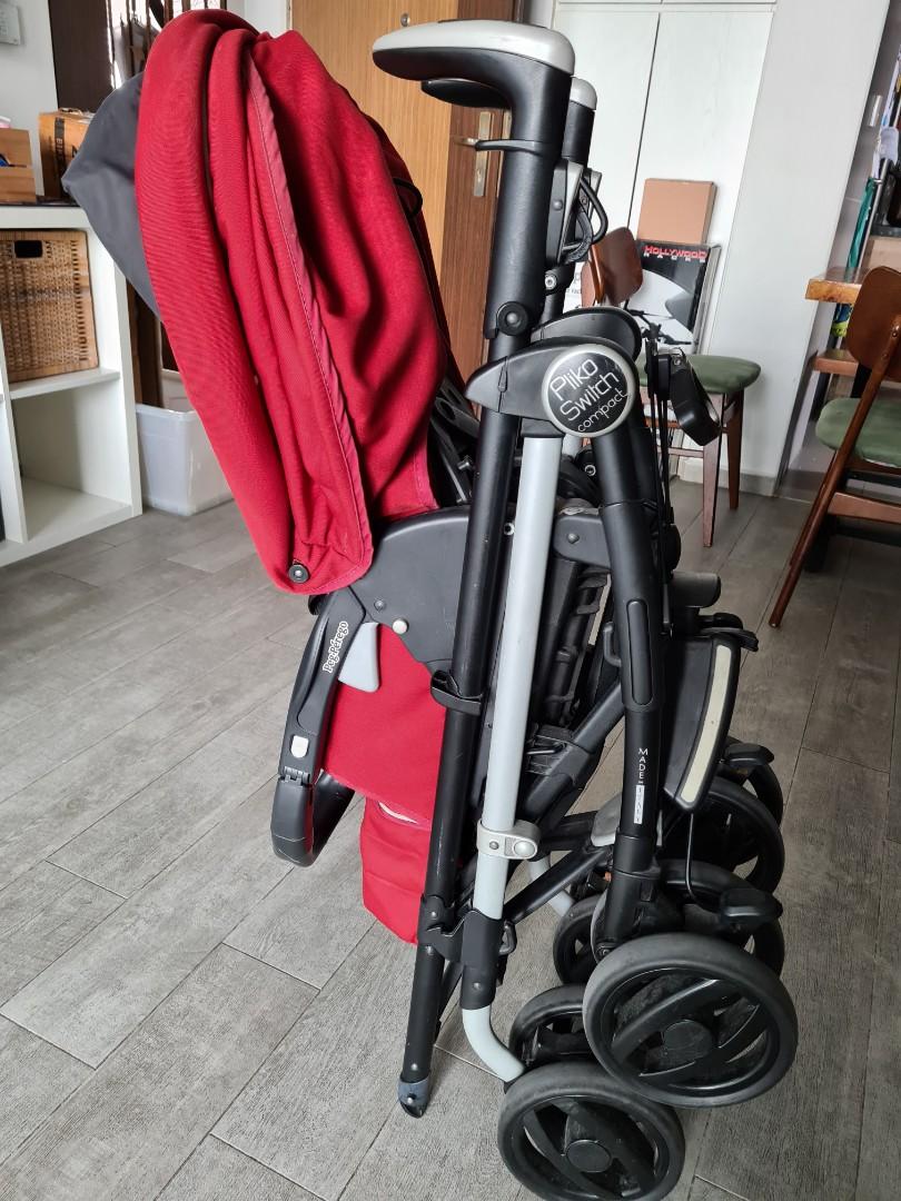 STROLLER Peg-Perègo Pliko Switch Compact, Babies & Kids, Going Out ...
