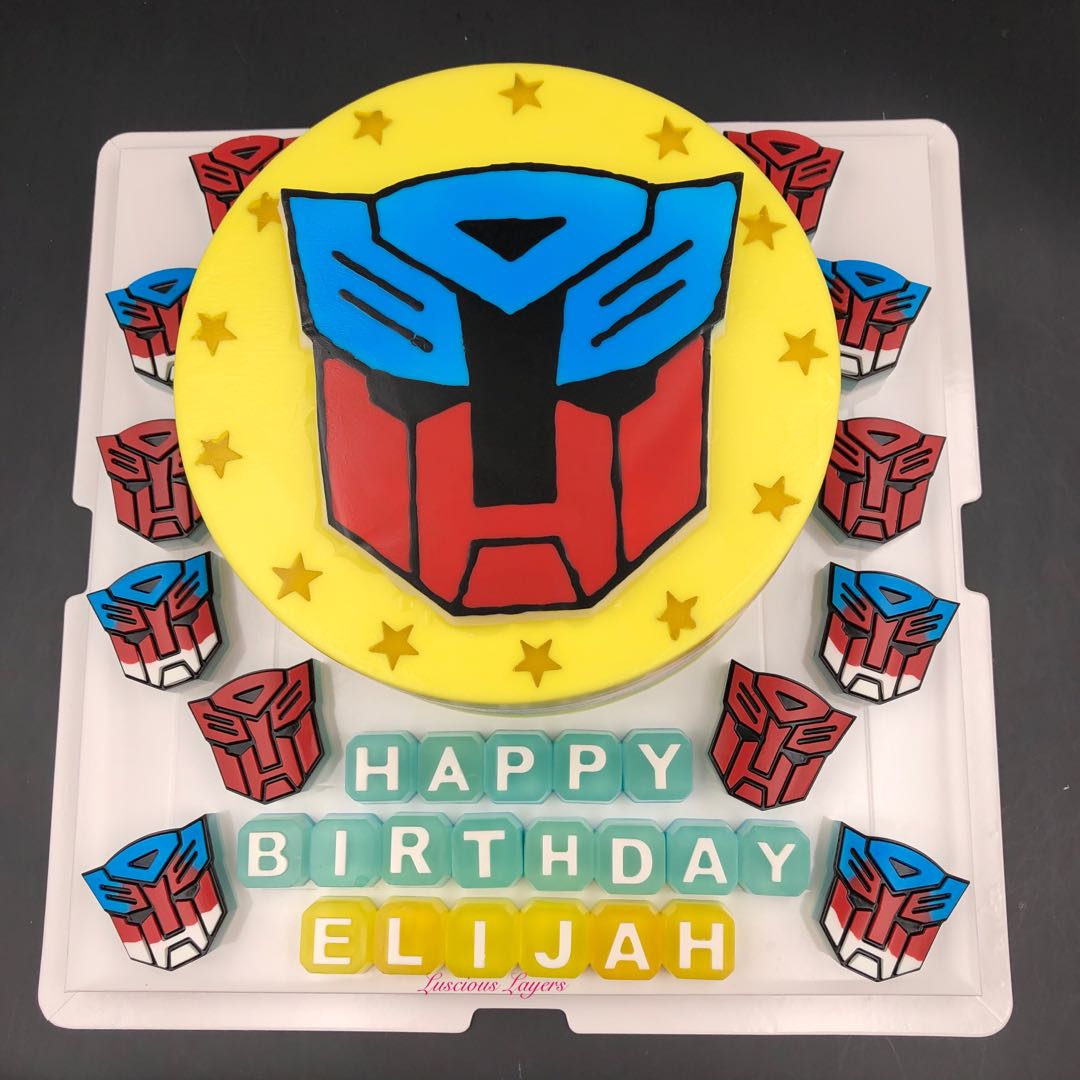 Transformer jelly cake, Food & Drinks, Homemade Bakes on Carousell