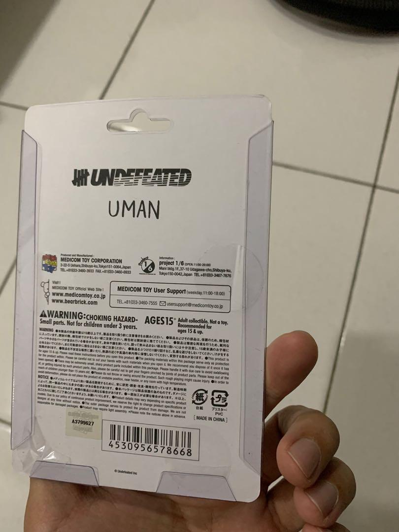 Undefeated x Medicom Toy UMAN Keychain , Hobbies & Toys, Collectibles ...
