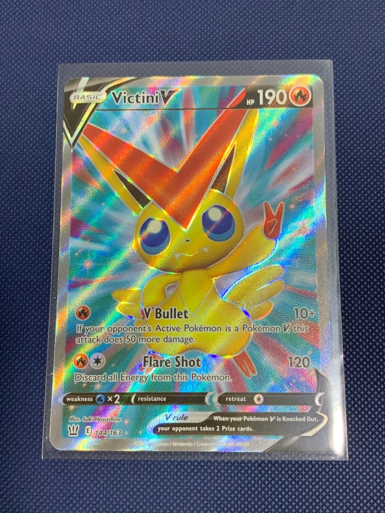 Victini V, Hobbies & Toys, Toys & Games on Carousell