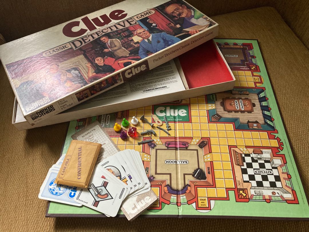 Vintage Clue boardgame, Hobbies & Toys, Toys & Games on Carousell