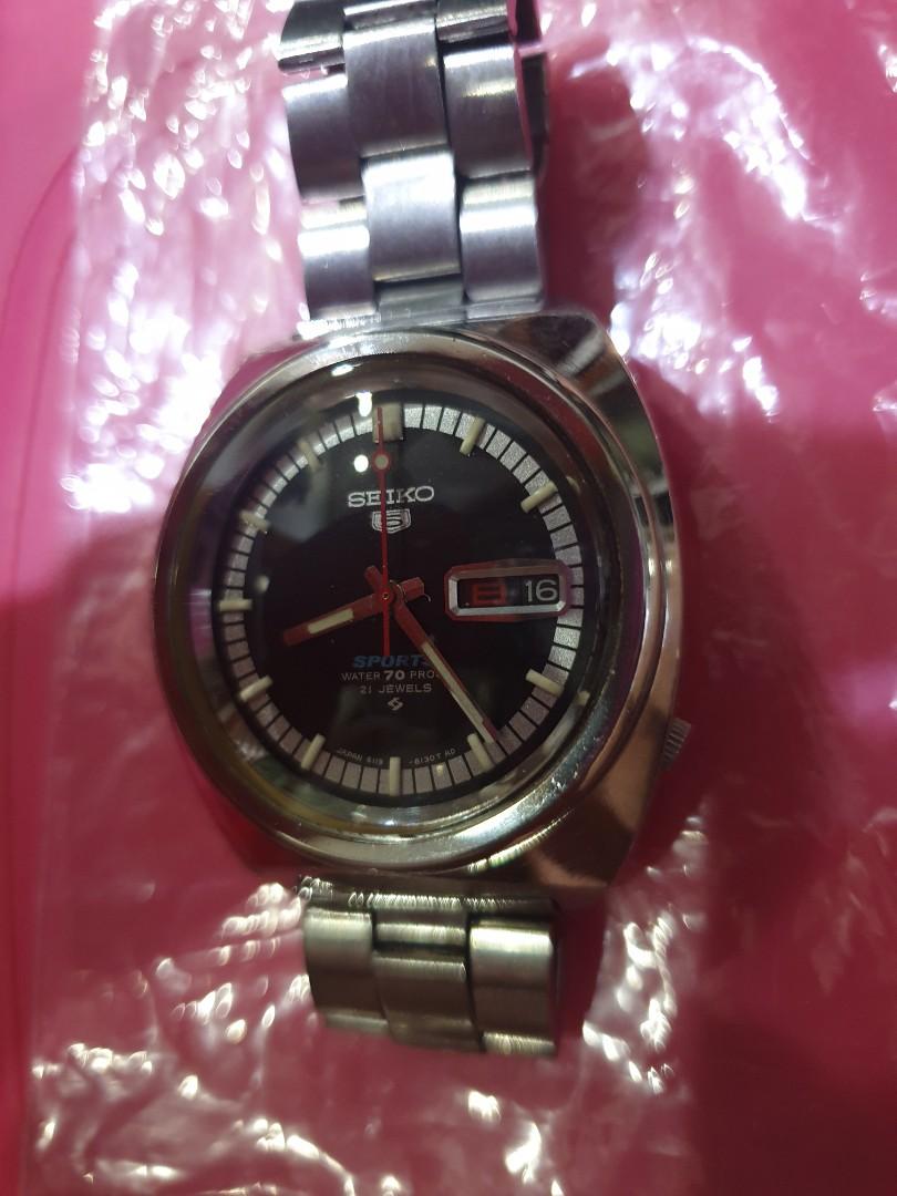 Vintage Seiko 5 Sports 70 JDM Mens Watch, Women's Fashion, Watches ...