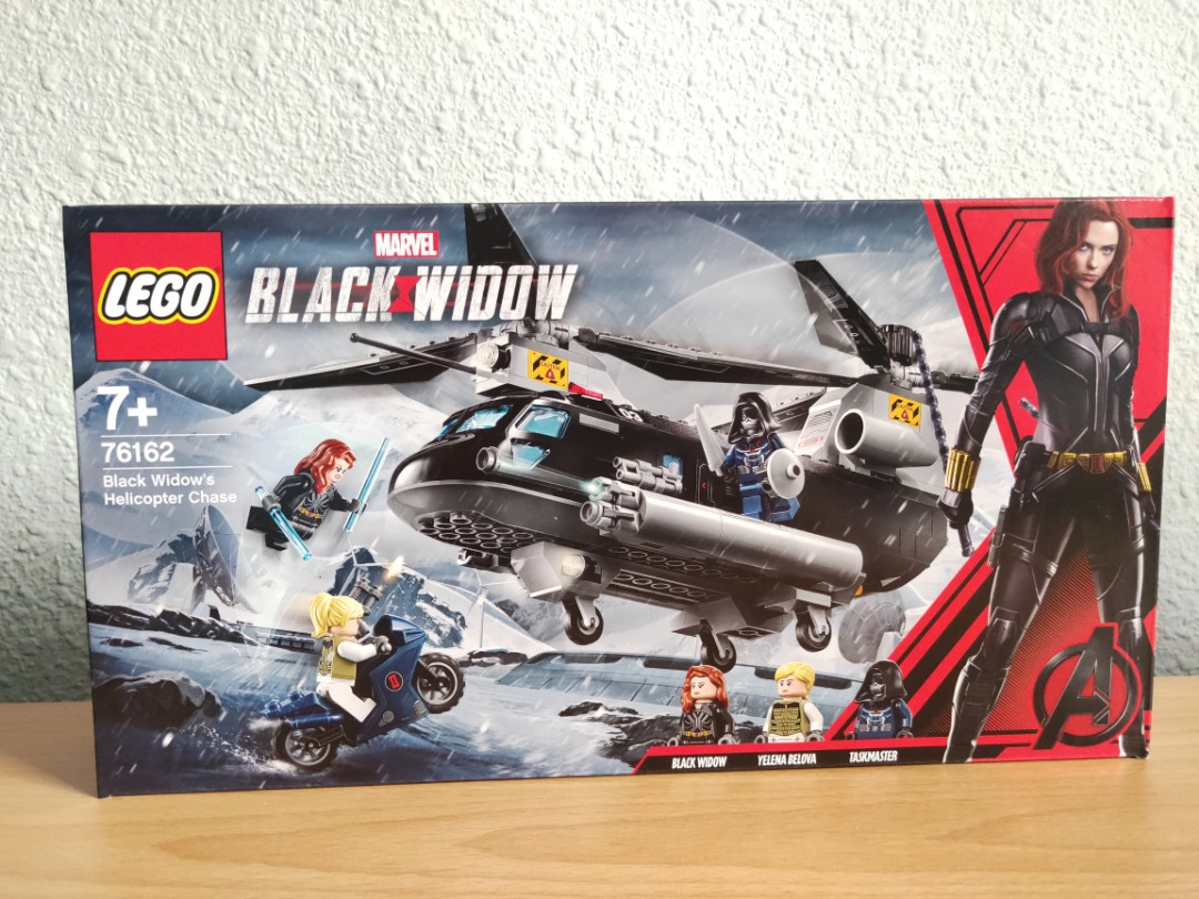 *Rare* Brand New Lego 76162 Black Widow's Helicopter Chase, Hobbies ...