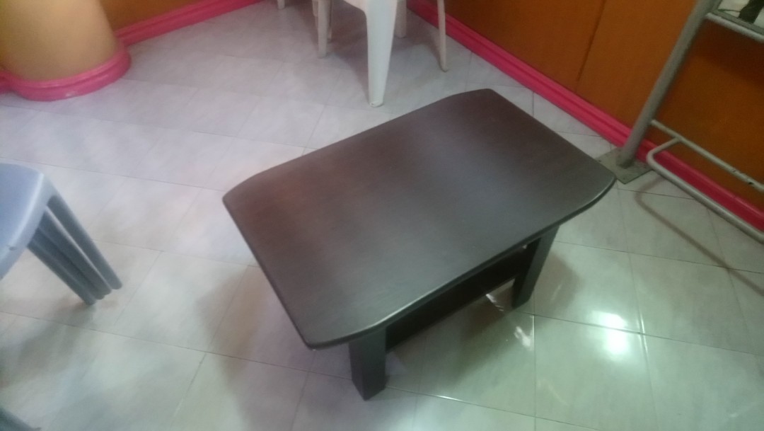 Wooden Center Table Brown Color, Furniture & Home Living, Furniture ...