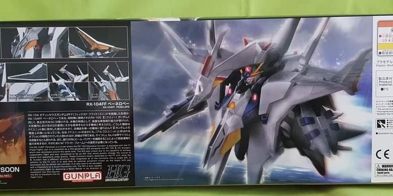 全新 日版 BANDAI 1/144 RX-104FF PENELOPE MINOVSKY FLIGHT SYSTEM MOBILE SUIT ...