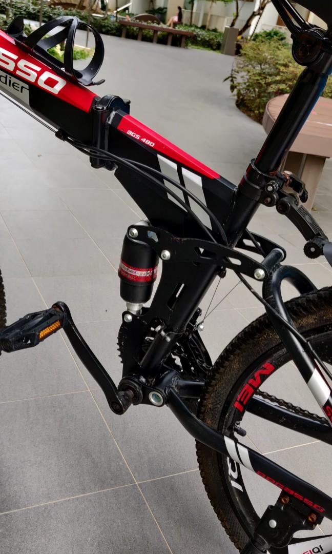 [Almost New] 26 Inch Begasso Foldable Mountain Bike w Disc Brake 21 ...