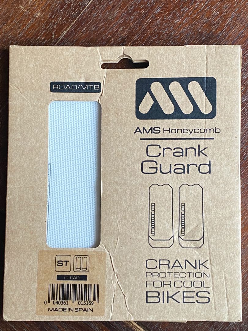 AMS Honeycomb Crank Guards, Sports Equipment, Bicycles & Parts, Parts & Accessories on Carousell