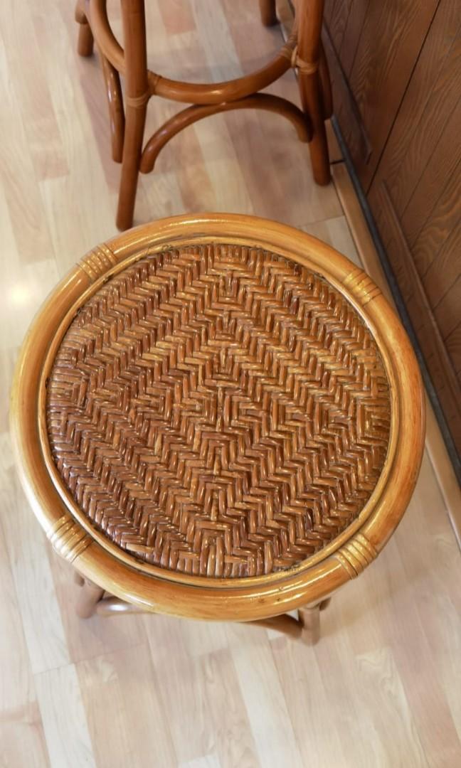 Bamboo Rattan high chair, Furniture & Home Living, Furniture, Chairs on ...