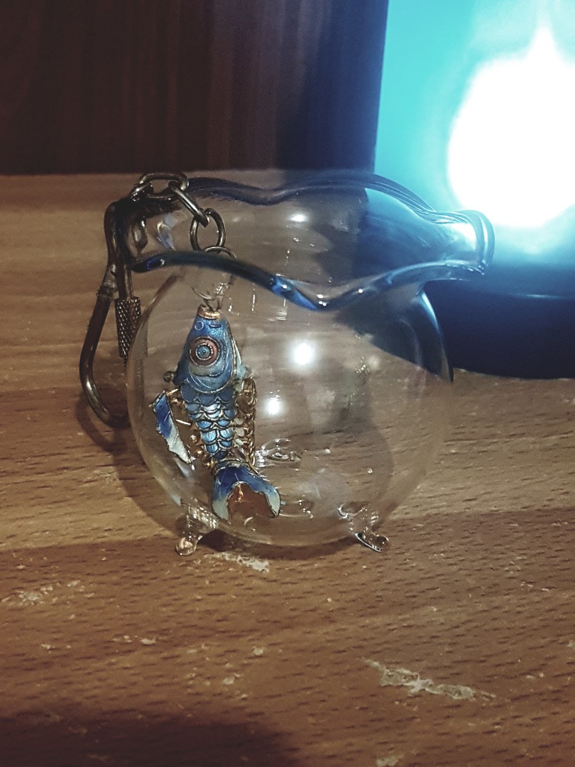 Beautiful ENAMELED FISH KEYCHAIN (movable body), Hobbies & Toys ...