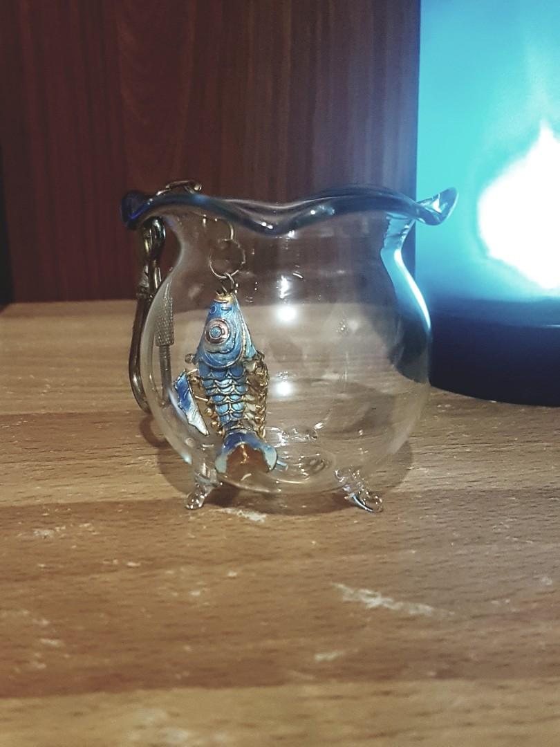 Beautiful ENAMELED FISH KEYCHAIN (movable body), Hobbies & Toys ...