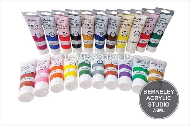 BERKELEY ACRYLIC PAINTS, Hobbies & Toys, Stationary & Craft, Craft ...