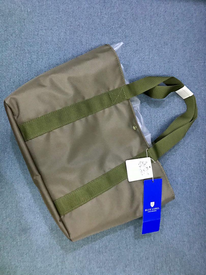 Blue Label Crestbridge Japan tote bag, Women's Fashion, Bags & Wallets ...