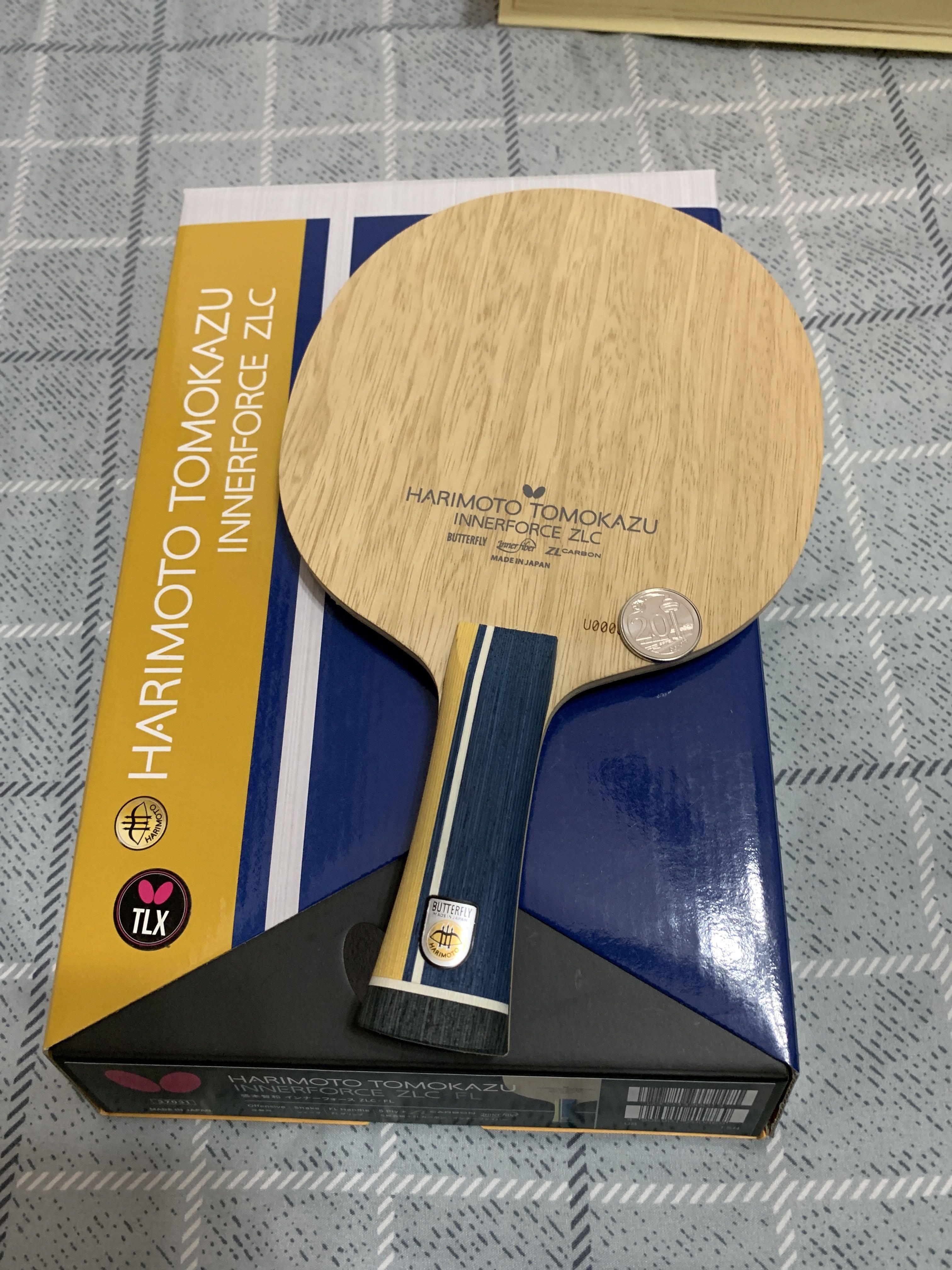 Butterfly harimoto tomokazu innerforce zlc table tennis racket, Sports ...