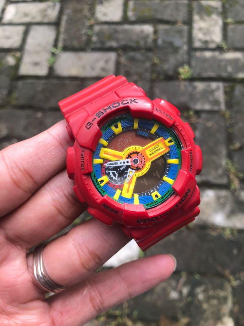 Casio G-shock Ga 110 fc watch only, Fesyen Wanita, Jam Tangan di Carousell
