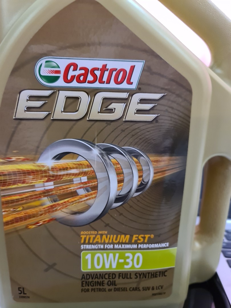 Castrol Edge Advanced Full Synthetic Engine Oil 10W-30, Car Accessories ...