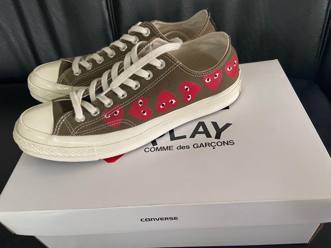 Converse CDG Multiheart, Women's Fashion, Footwear, Sneakers on Carousell