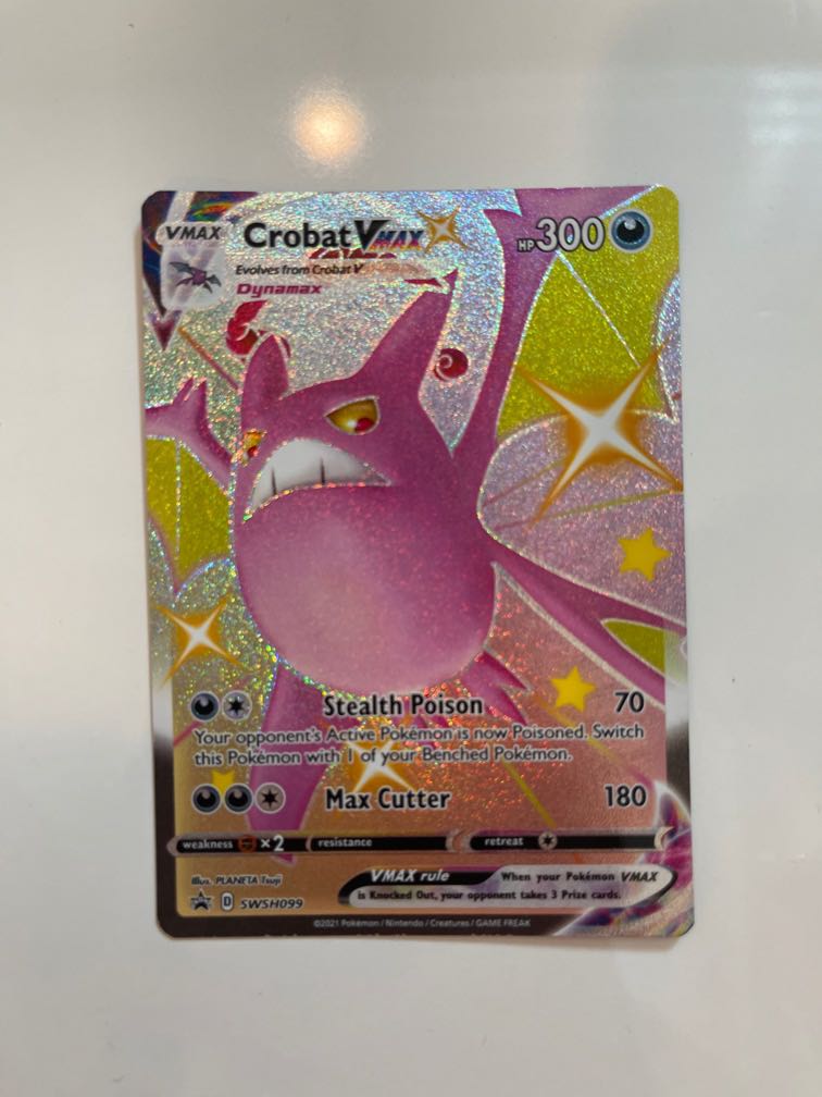 Crobat Vmax, Hobbies & Toys, Toys & Games on Carousell