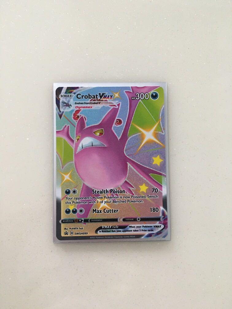 Crobat vmax - pokemon tcg, Hobbies & Toys, Toys & Games on Carousell