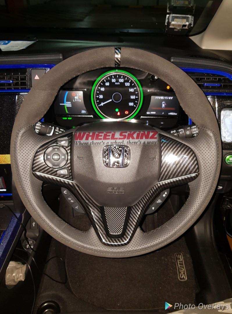 Customised Steering Wheel nappa leather, alcantara, artificial leather ...
