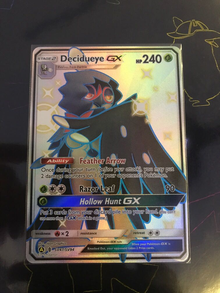 Decidueye GX - Hidden Fates, Hobbies & Toys, Toys & Games on Carousell