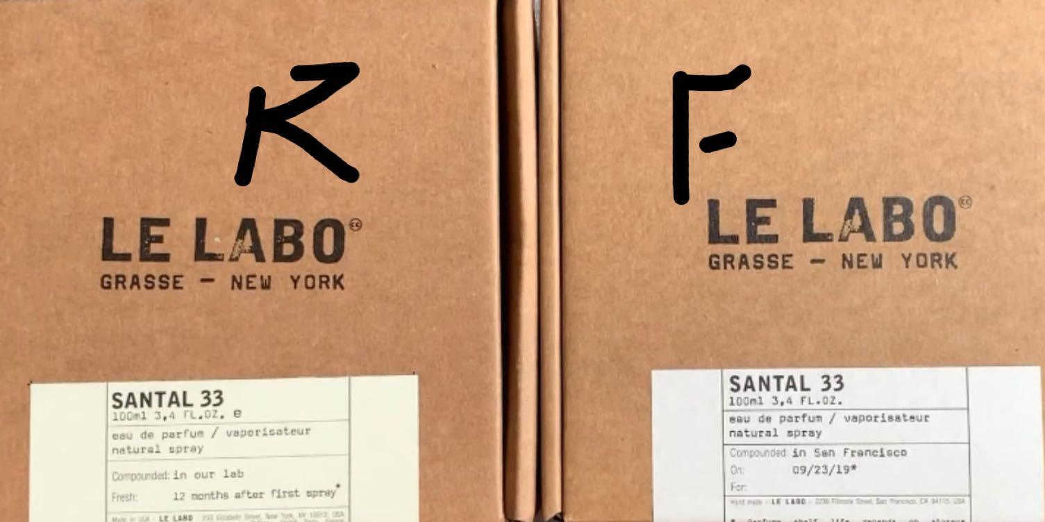 Fake Le Labo vs. real Le Labo, 公告欄 - Carousell
