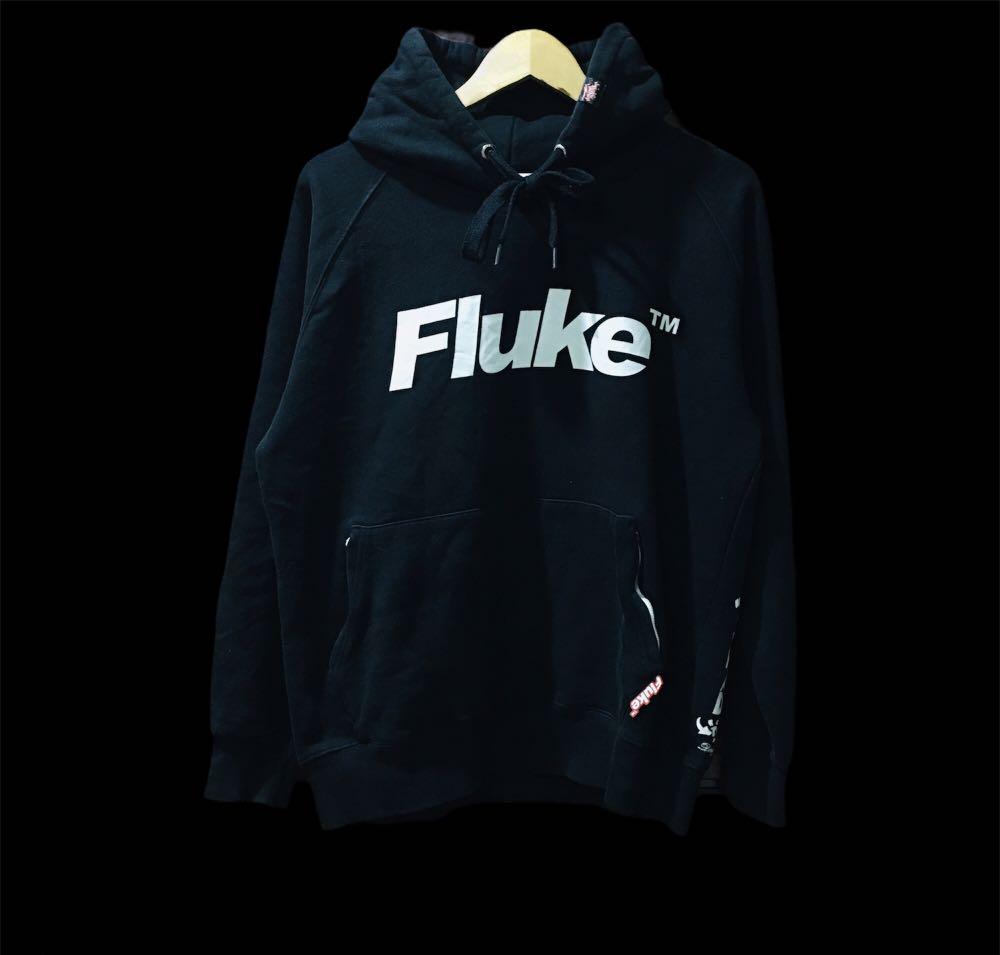 Fluke Hoodie, Men's Fashion, Tops & Sets, Hoodies on Carousell