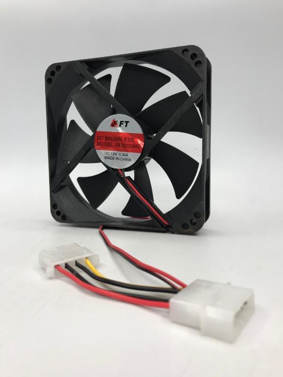 FT STAR DC BRUSHLESS EXHAUST/ COOLING FAN, DC 12V 0.30A, W/ MOLEX ...