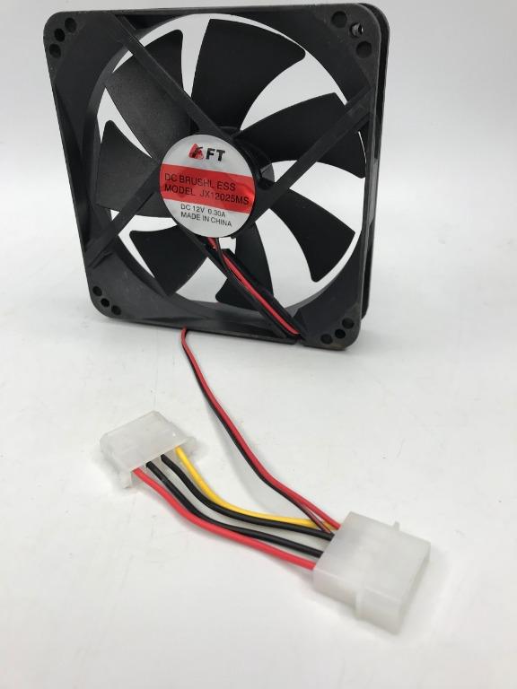 FT STAR DC BRUSHLESS EXHAUST/ COOLING FAN, DC 12V 0.30A, W/ MOLEX ...