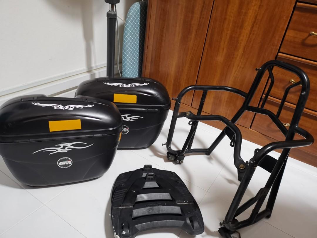 GIVI side Box + Rack Honda, Motorcycles, Motorcycle Accessories on ...