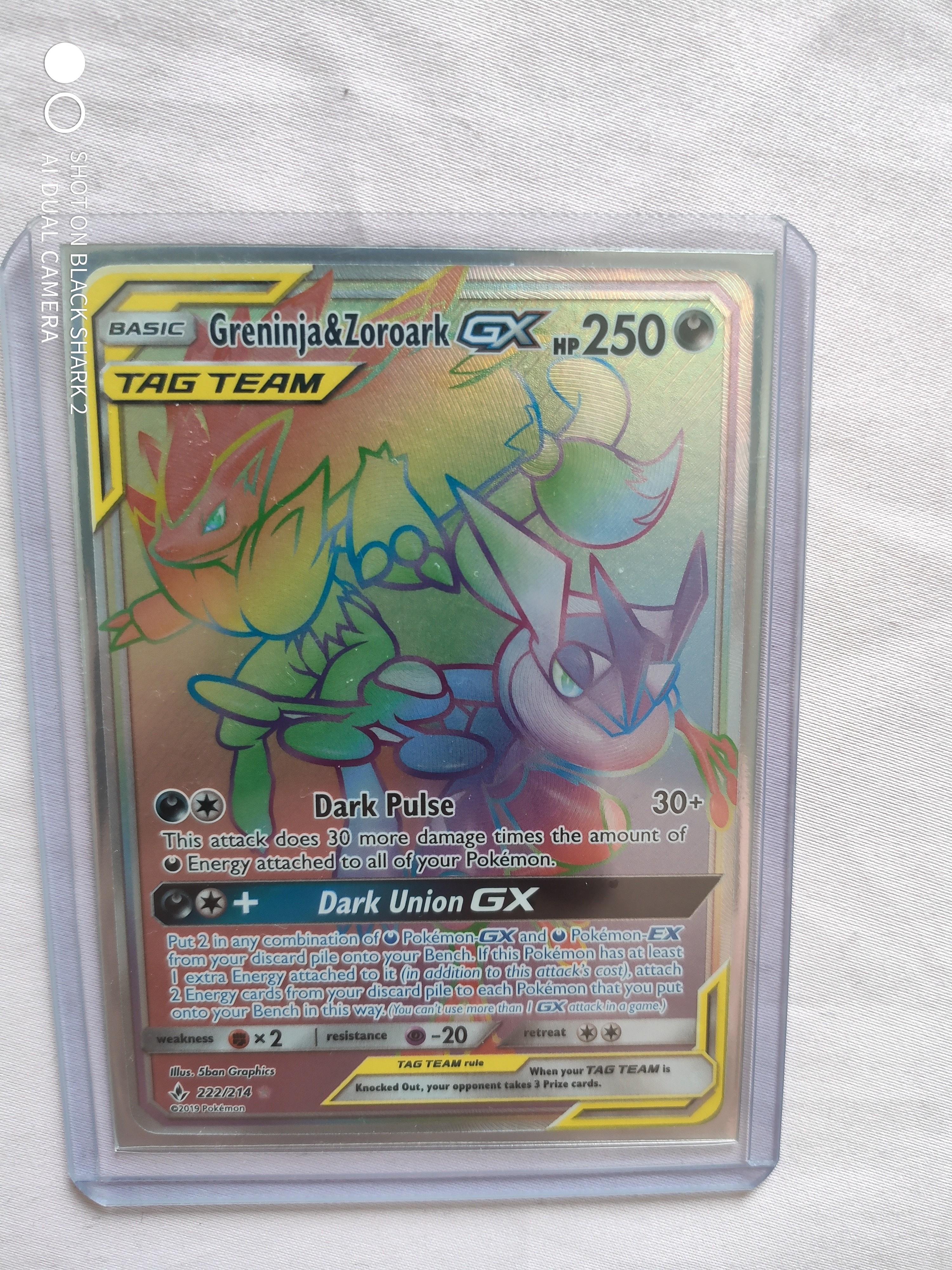 Greninja and zoroark gx rainbow rare, Hobbies & Toys, Toys & Games on ...