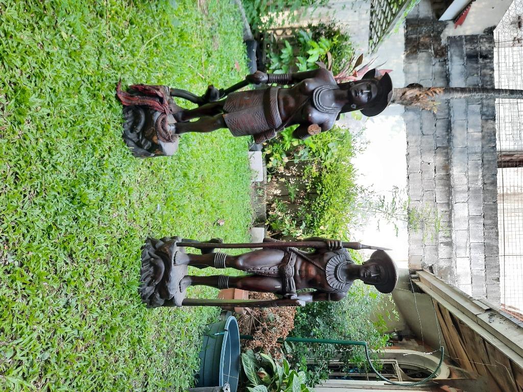Igorot wooden statues (2 statues) AS IS, Hobbies & Toys, Memorabilia ...