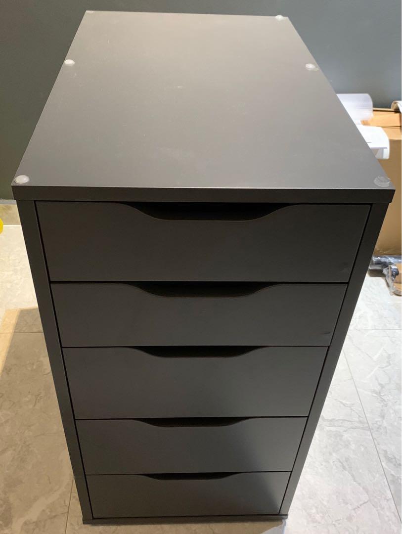 Ikea Alex 5 Drawer unit, Furniture & Home Living, Furniture, Shelves ...