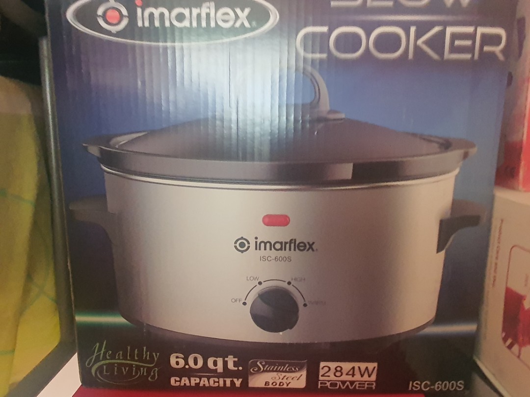 Imarflex slow cooker 60 qt, TV & Home Appliances, Kitchen Appliances ...