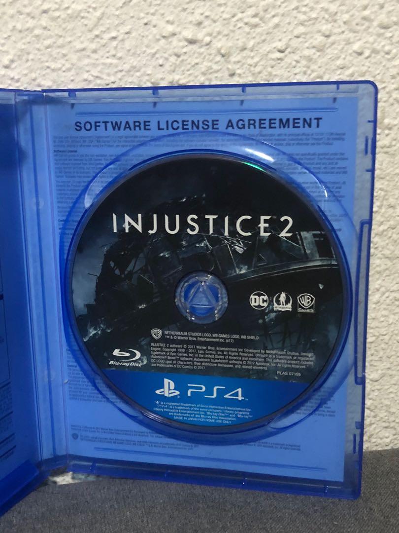 injustice 2 ps4 cd, Video Gaming, Video Games, PlayStation on Carousell