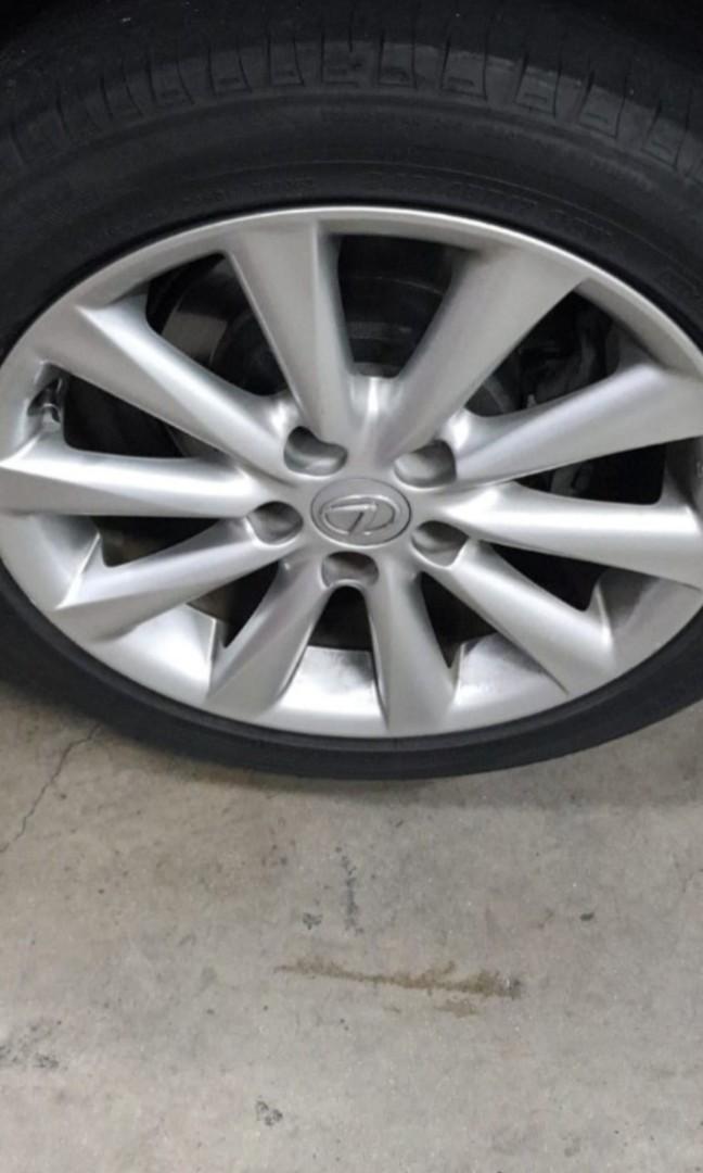 Lexus IS250 original 17 inch rims, Car Accessories, Tyres & Rims on ...
