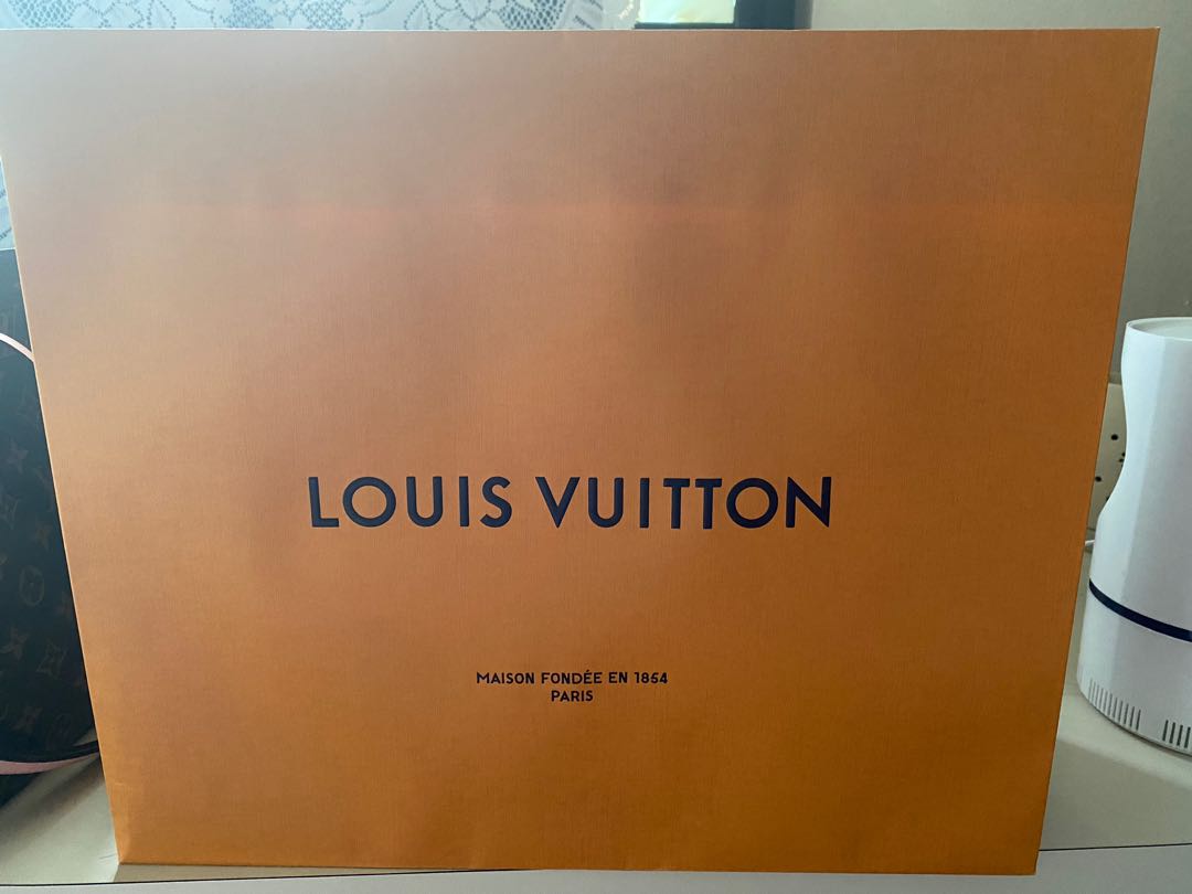 LV paper bag and box, Everything Else on Carousell