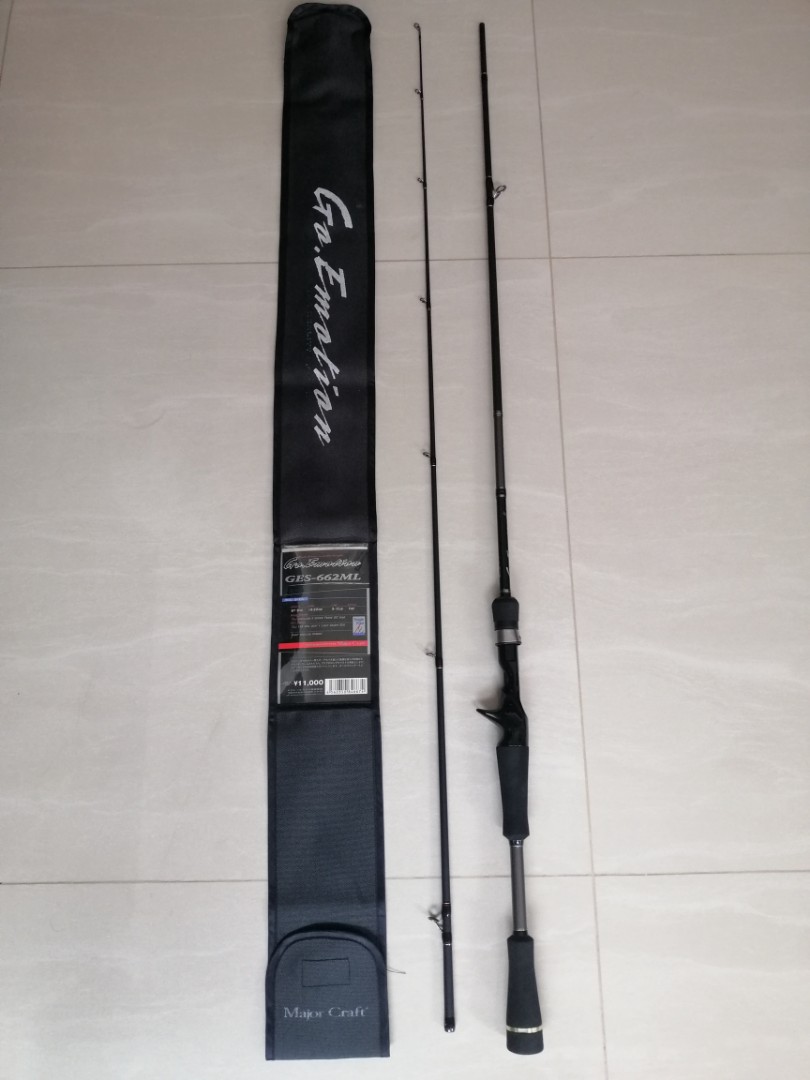 Major Craft Go Emotion GEC662M Bait casting Rod, Sports Equipment, Fishing on Carousell