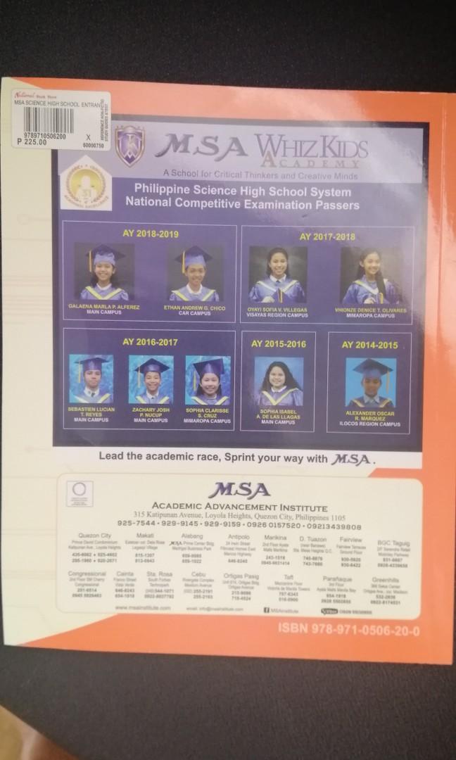 MSA Science High School Reviewer, Hobbies & Toys, Books & Magazines ...