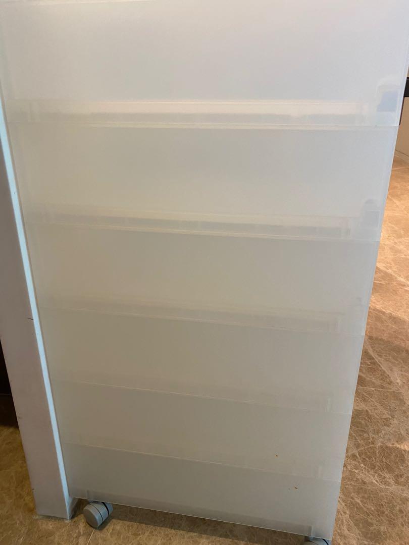 Muji 6 drawer trolley, Furniture & Home Living, Home Improvement ...