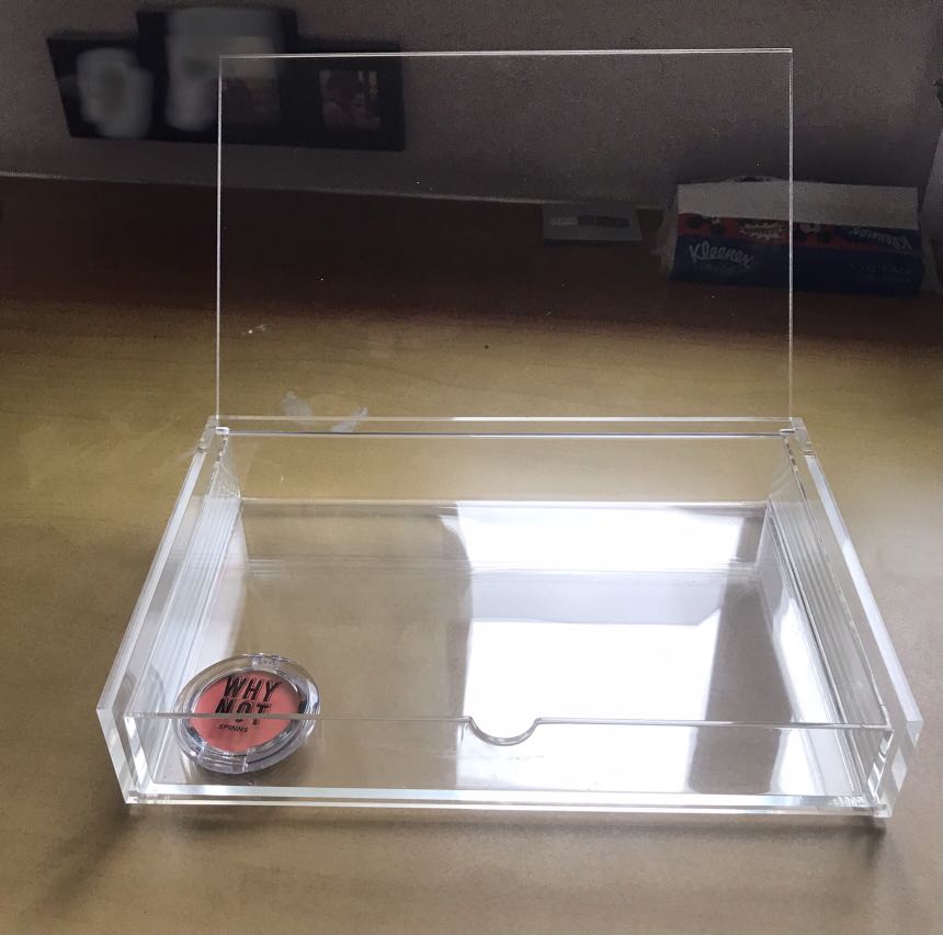 Muji Acrylic Display Case with Open Lid (stackable), Furniture & Home ...