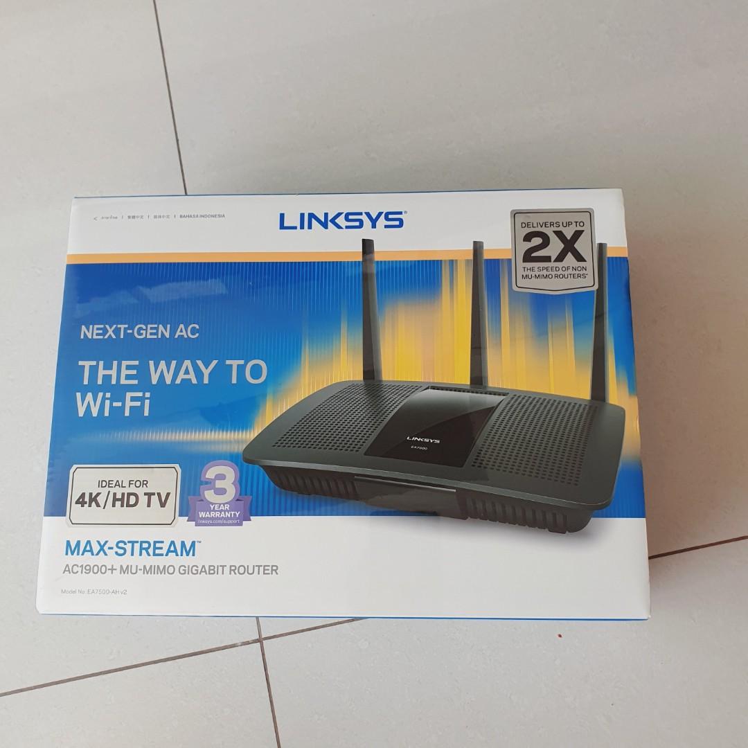 [New!] Linksys Next Gen Router, Computers & Tech, Parts & Accessories ...