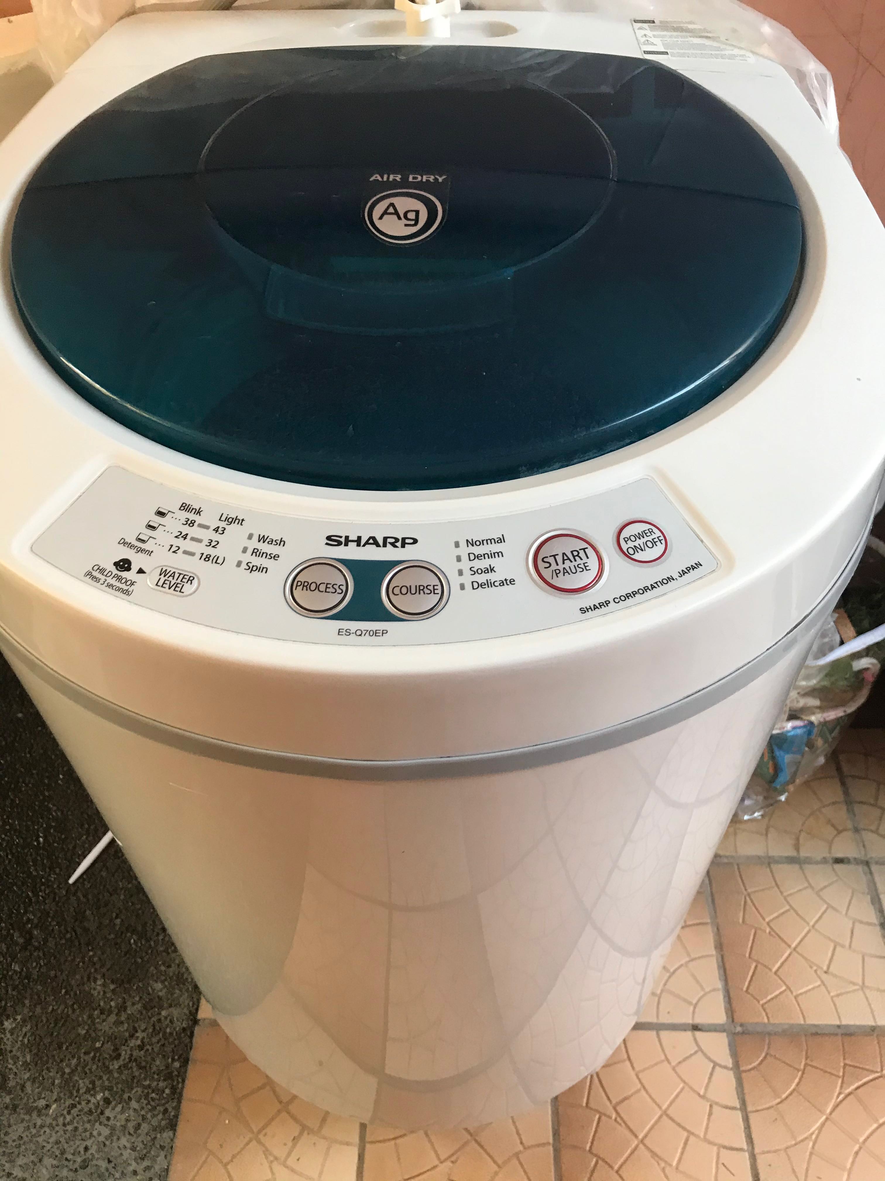Original Japan brnd Sharp Washing machine automatic, TV & Home ...