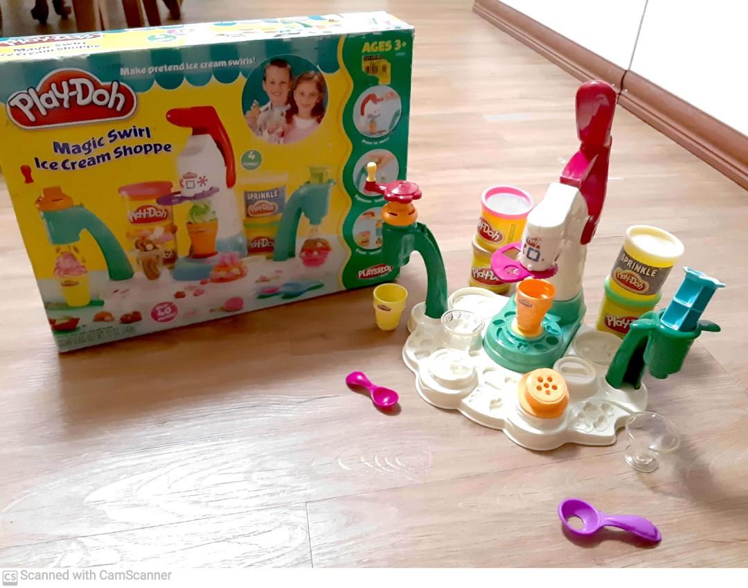 ORIGINAL Play Doh Magic Swirl Ice Cream Shoppe, Hobbies & Toys, Toys ...
