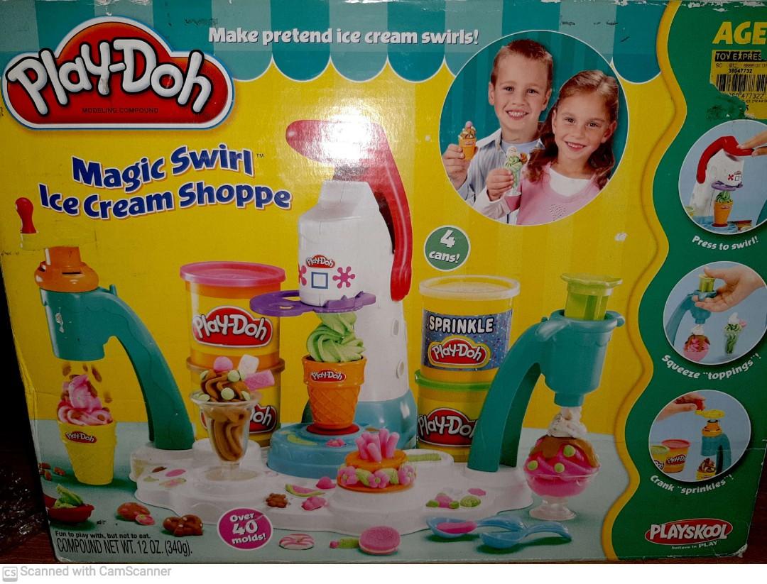 ORIGINAL Play Doh Magic Swirl Ice Cream Shoppe, Hobbies & Toys, Toys ...