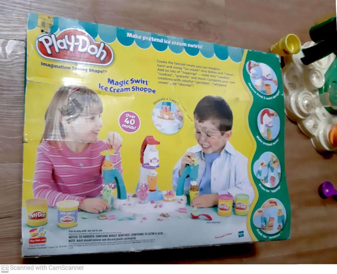 ORIGINAL Play Doh Magic Swirl Ice Cream Shoppe, Hobbies & Toys, Toys ...