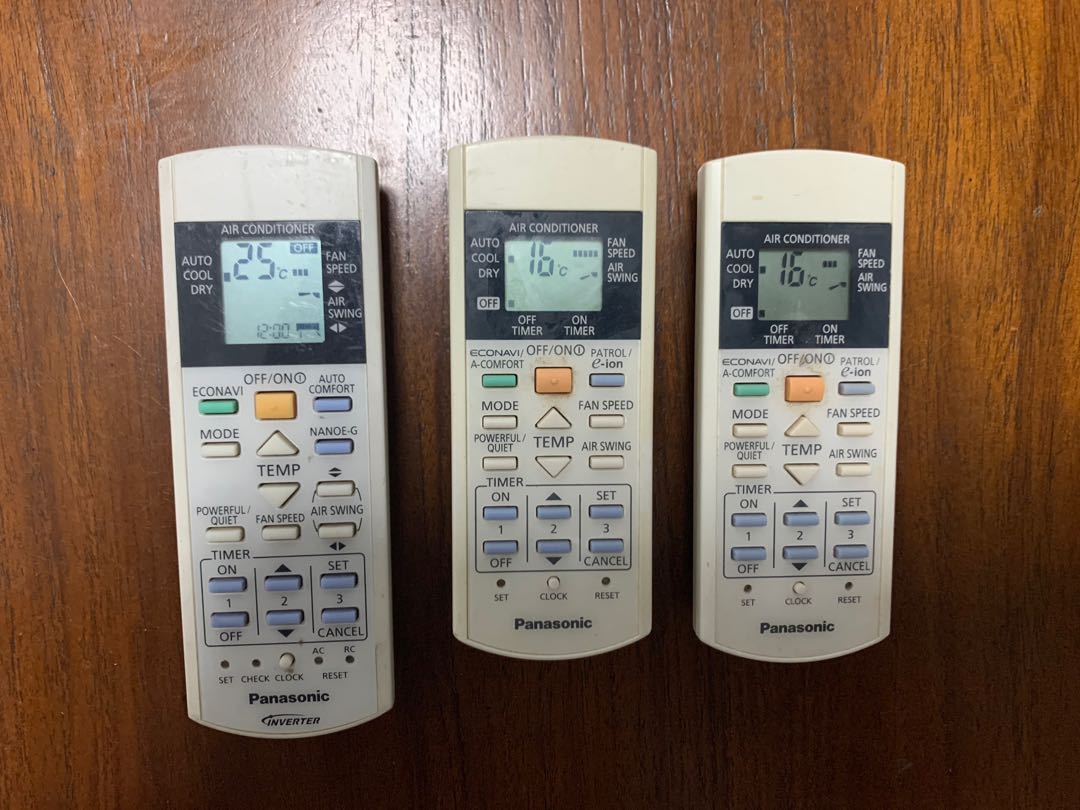 Panasonic Air Con Remote Control, TV & Home Appliances, Air ...
