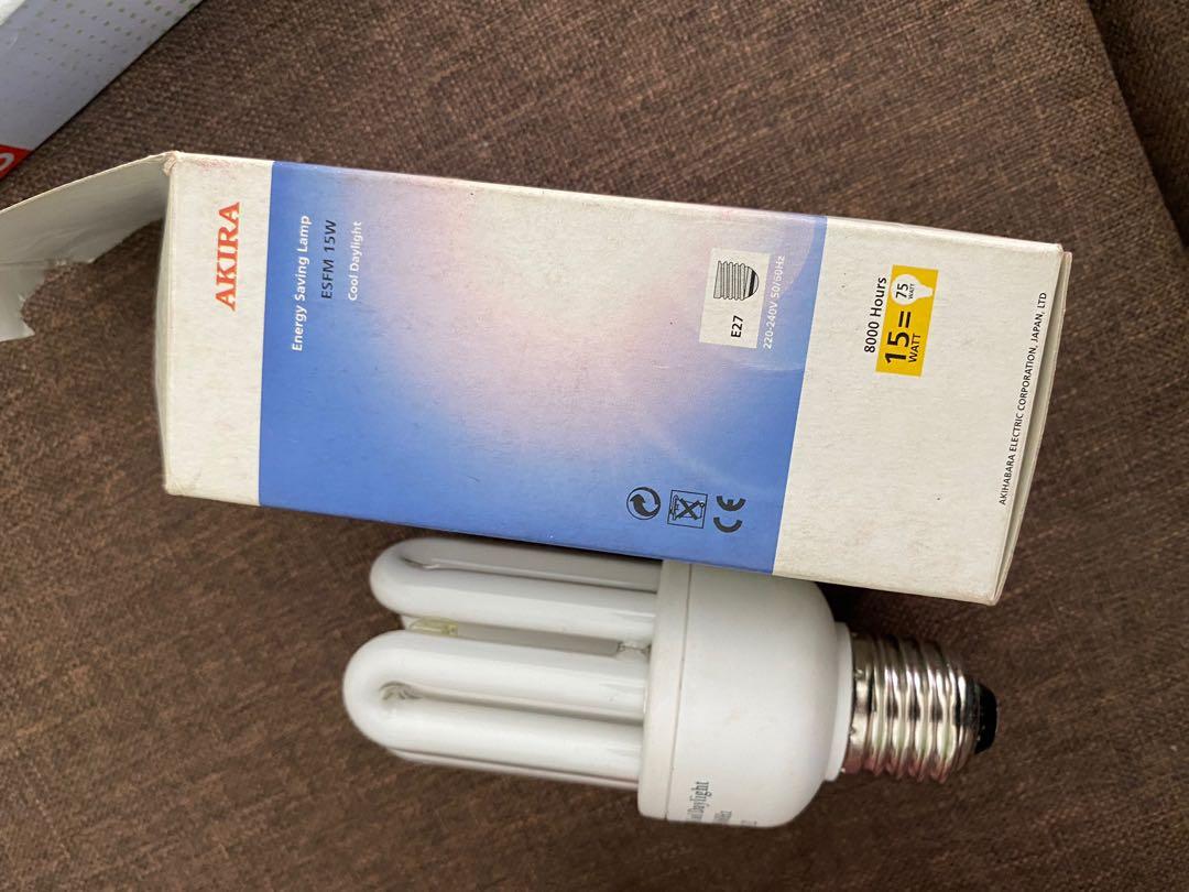 Philips, Akira, Osram Bulb, halogen, Furniture & Home Living, Lighting ...